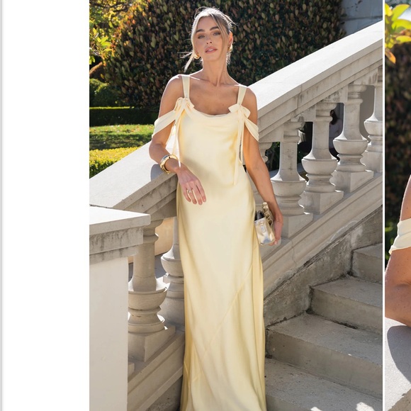 Show Me Your MuMu | Dresses | Show Me Your Mumu Bella Gown In Yellow ...